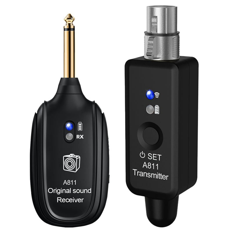 TOP! Wireless Transmission System 2.4G Dynamic 48V Condenser Mic Wired ...