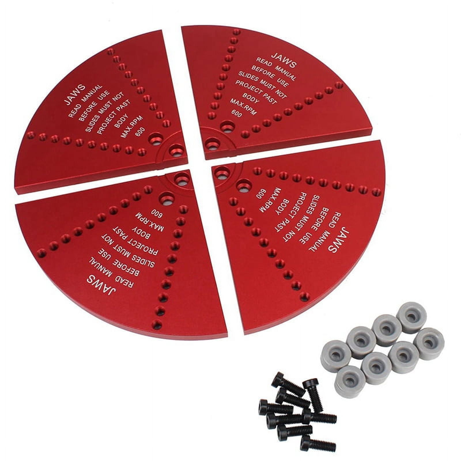 TOP! Wood Turning Lathe Chuck Bowl Woodworking Cart Rotary Screw ...