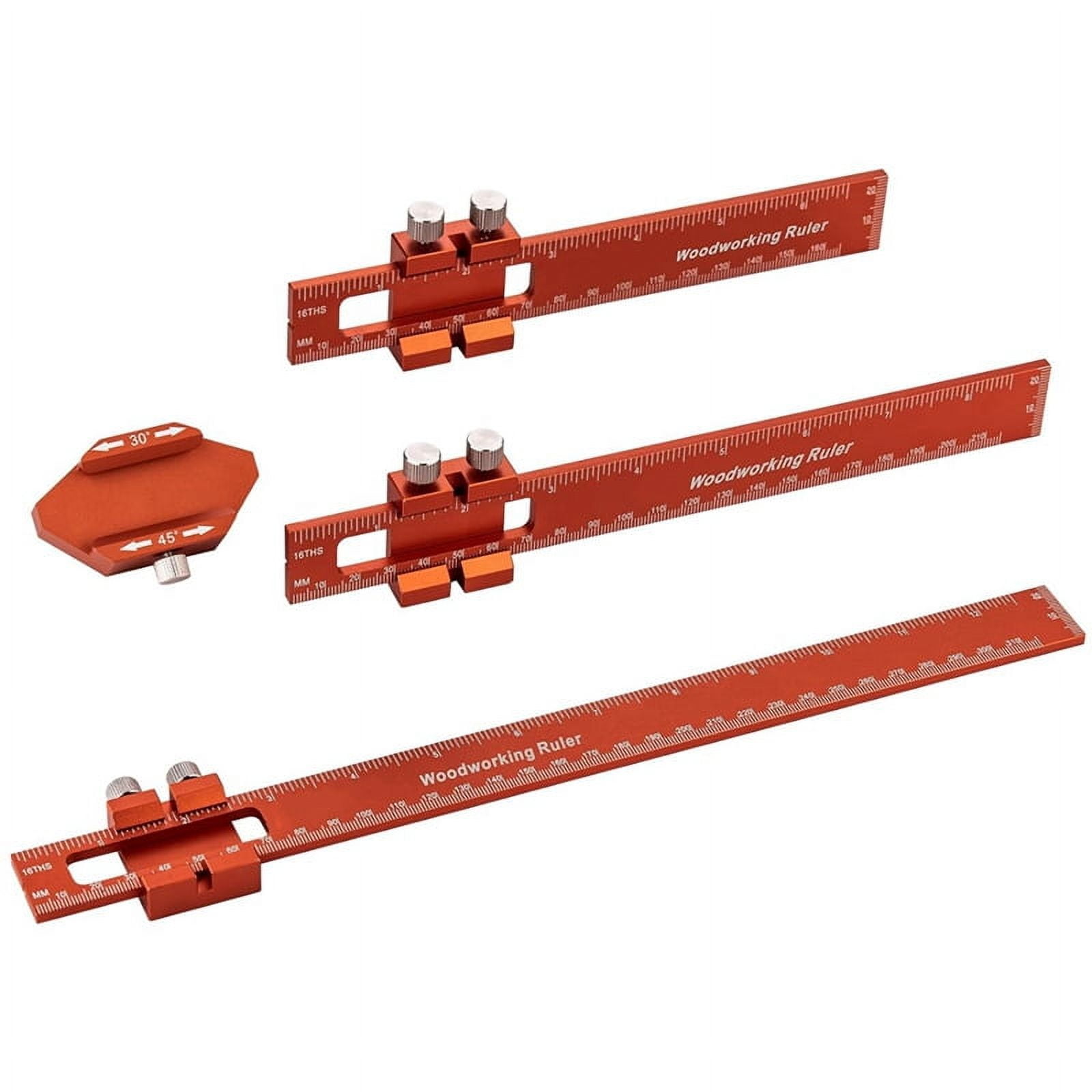 TOP! Woodworking Pocket Ruler-6/8/12Inch Precision Ruler - Marking ...