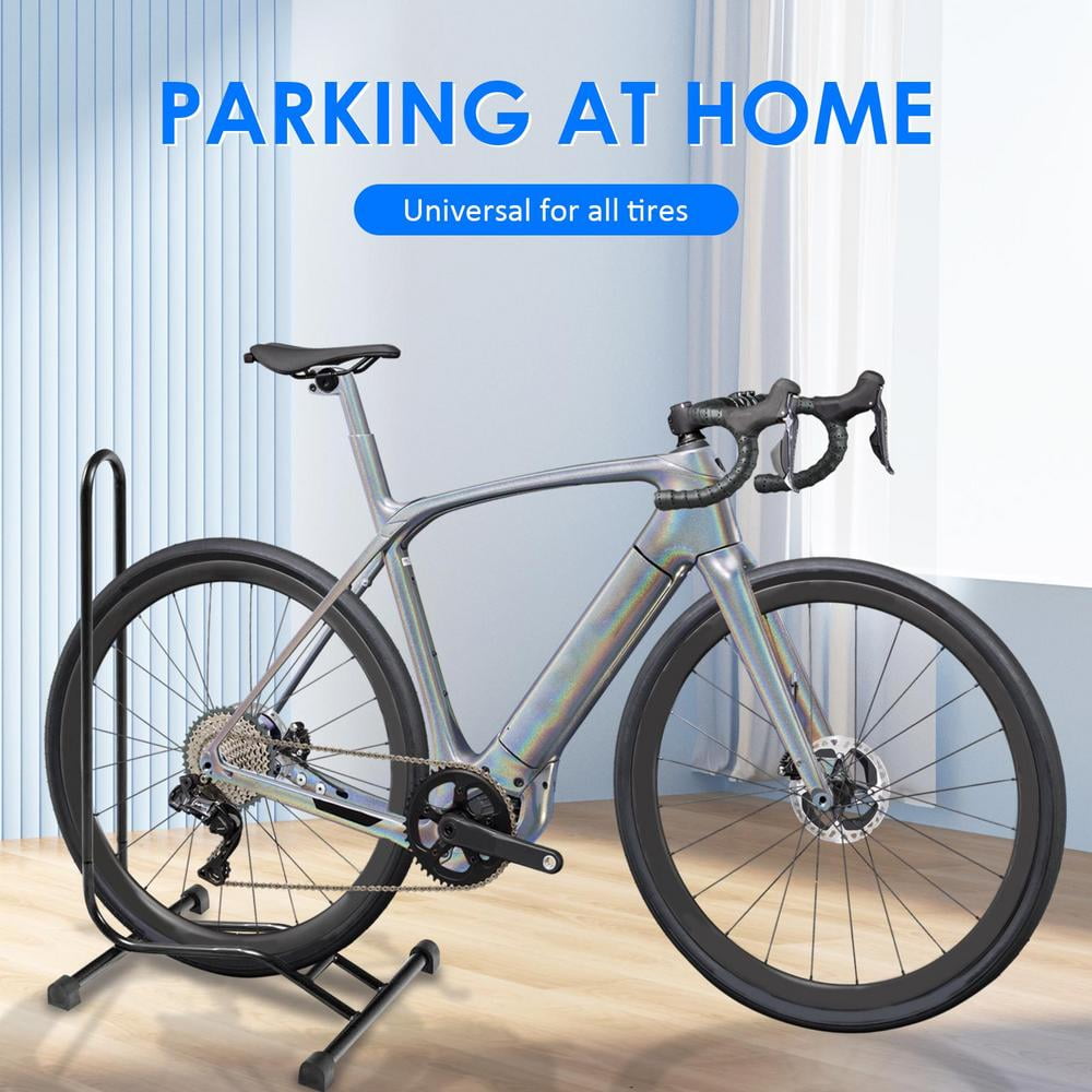 TOPATY Bike Floor Stand Stabel Steel Bike Rack Powder Coated Bicycle ...