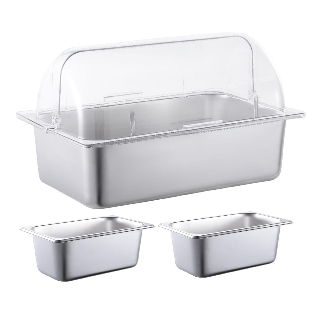 TOPATY Cold Food Buffet Server Compartment Ice Chilled Organizer ...