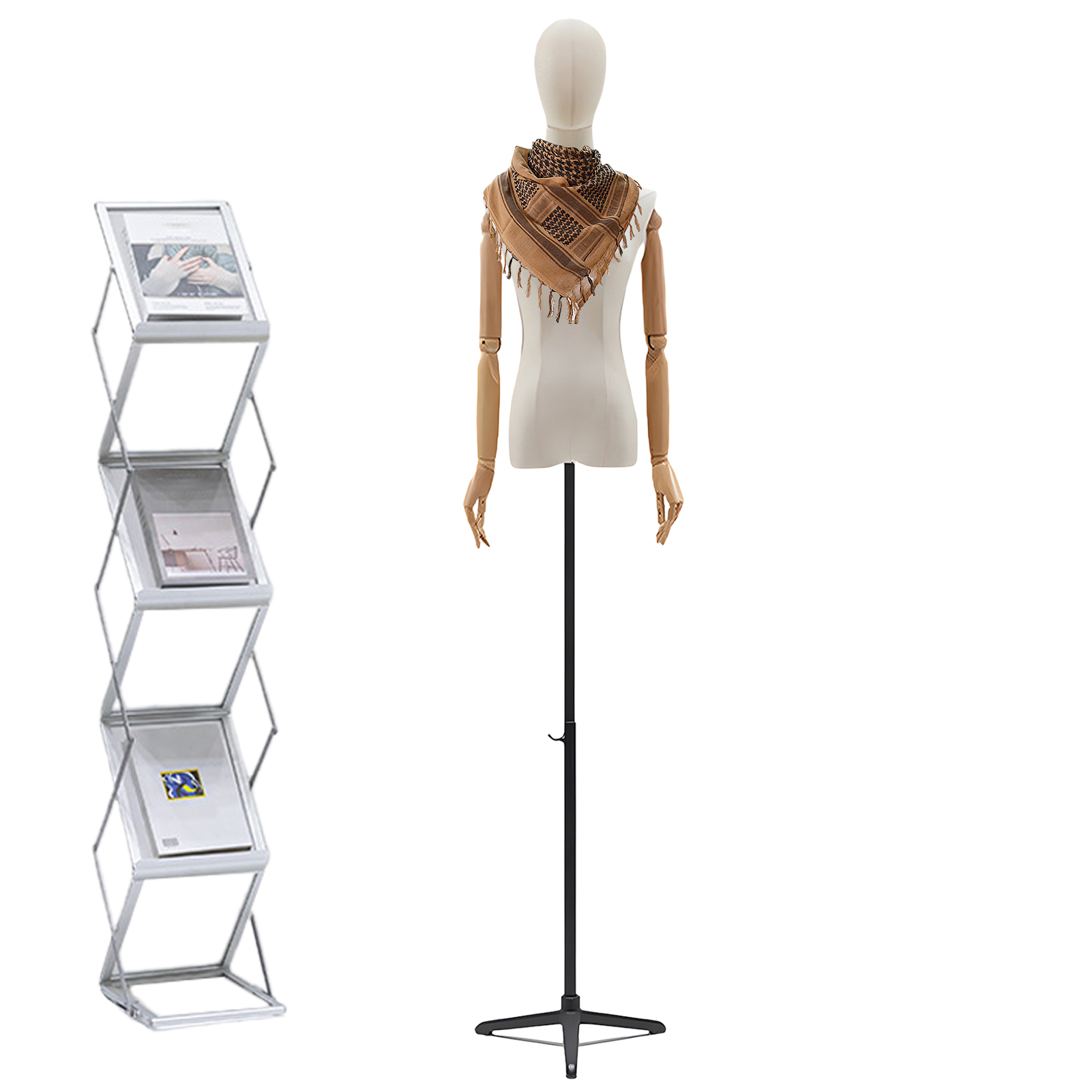 TOPATY Female Mannequin Torso Body Dress Form | Display Torso Body ...