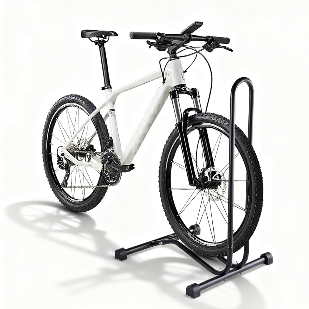 TOPATY Floor Bike Rack High Strength Bicycle Parking Rack L Shaped ...