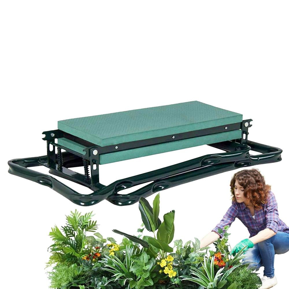 TOPATY Garden Kneeler Soft Garden Seat Kneeling Pads 2 Handles Folding ...