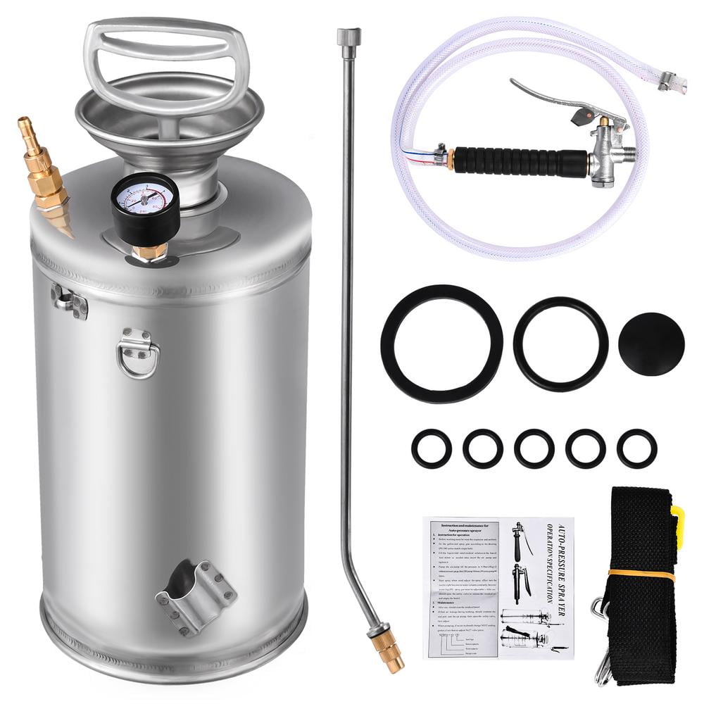 TOPATY Garden Pump Sprayer Garden Sprayers Tank Sprayer Adjustable Hand ...