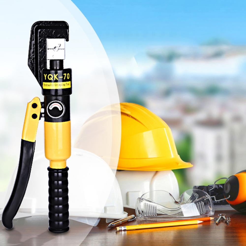 TOPATY Hydraulic Wire Crimper Manual 10T Multipurpose Crimper Tool ...