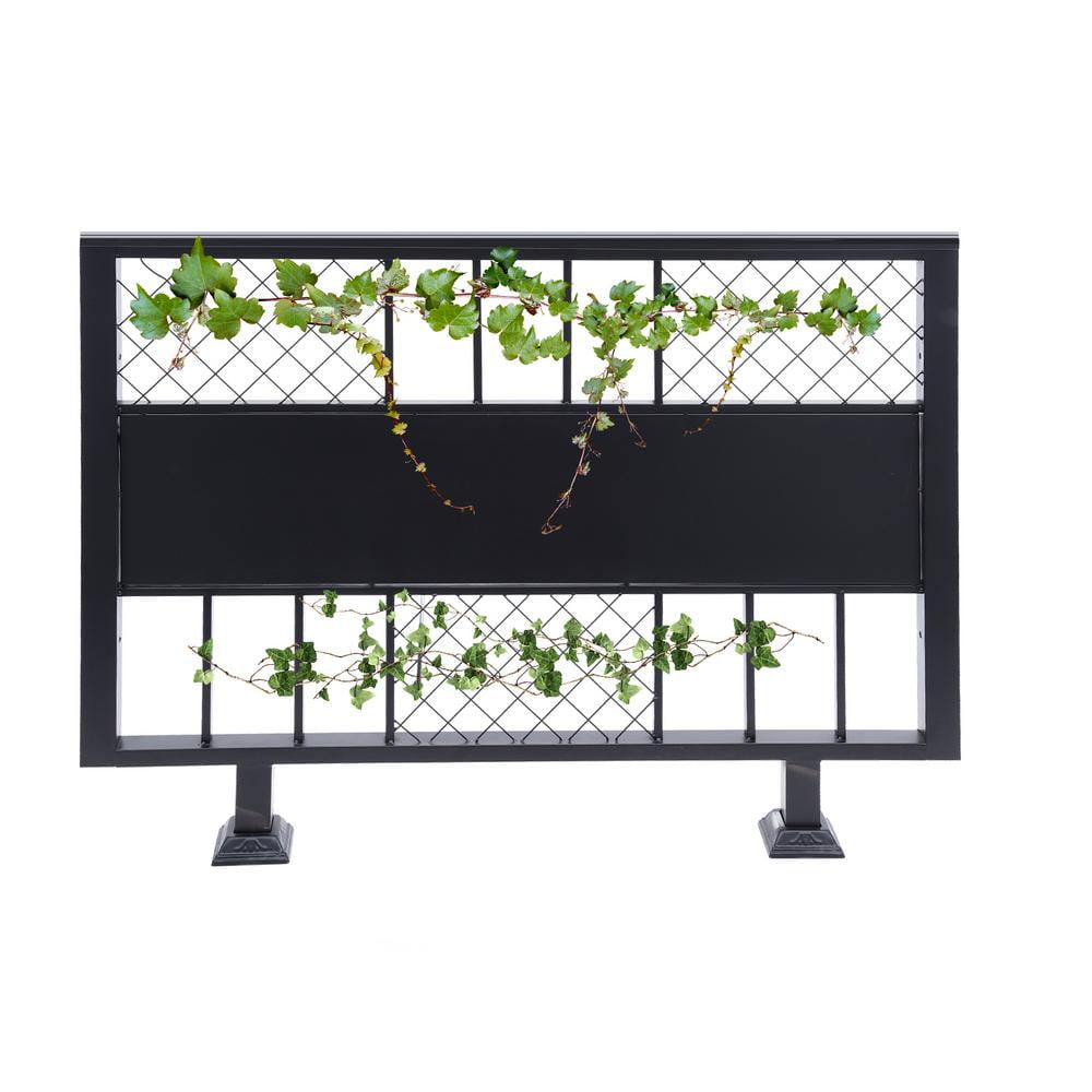 TOPATY Outdoor Privacy Screen Metal Privacy Screen Freestanding Outdoor ...