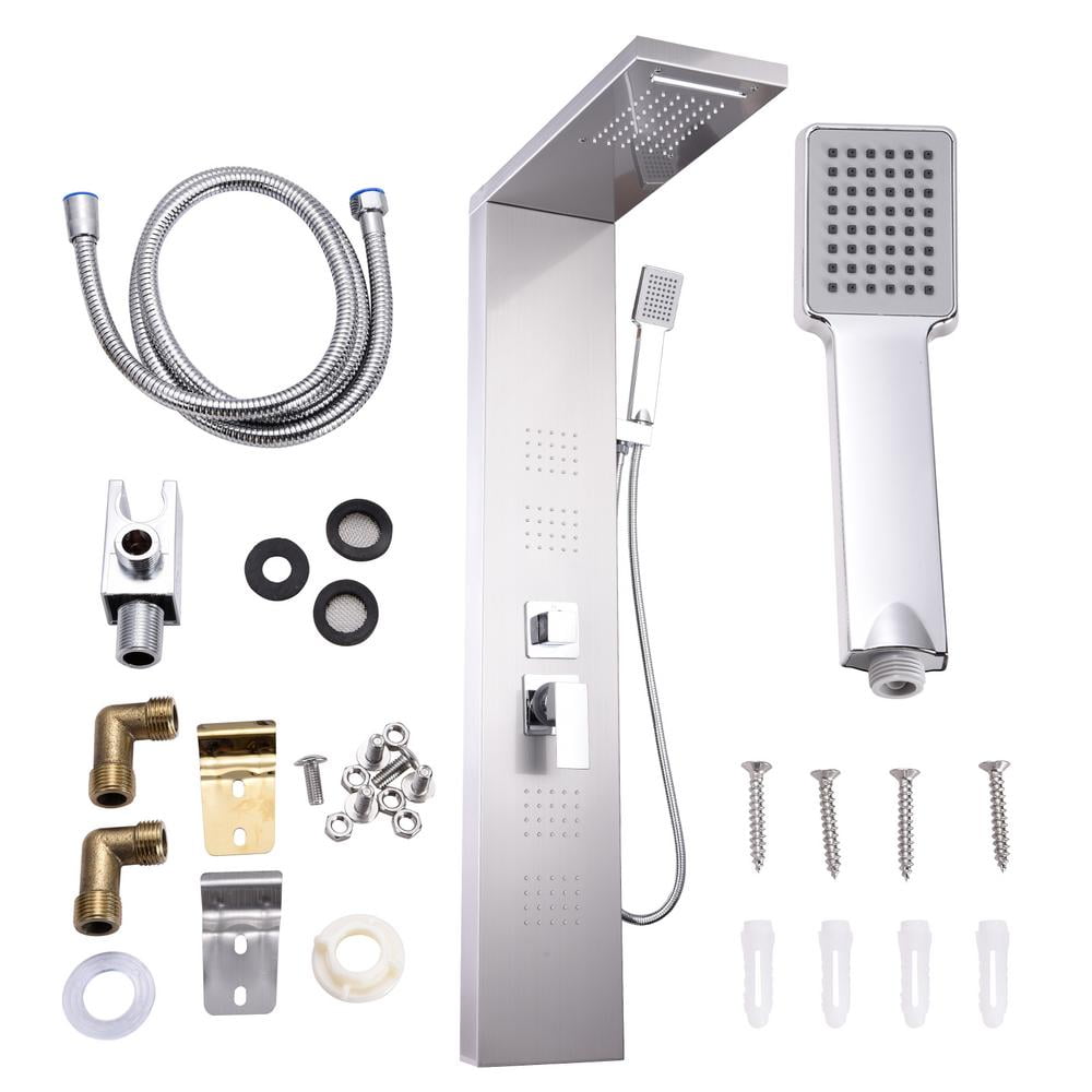 TOPATY Shower Panel Tower System Stainless Steel Shower Panels for ...