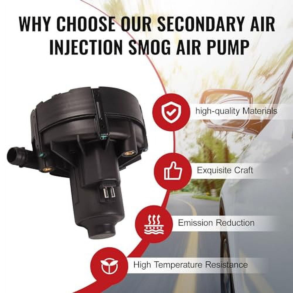 TOPAZ 0001406385 Secondary Air Injection Smog Pump Compatible with 2008 ...