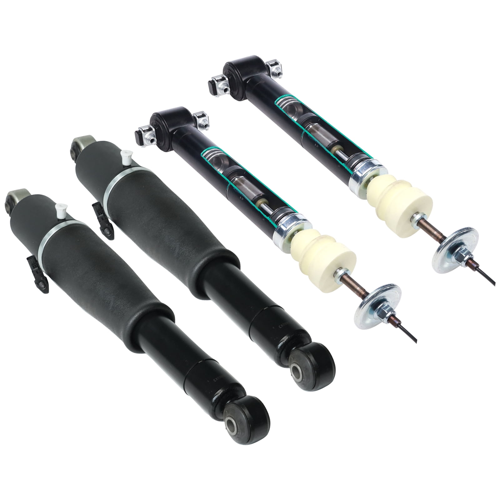 TOPAZ 4X Front Rear Shock Absorber Strut For Cadillac Escalade Suburban ...