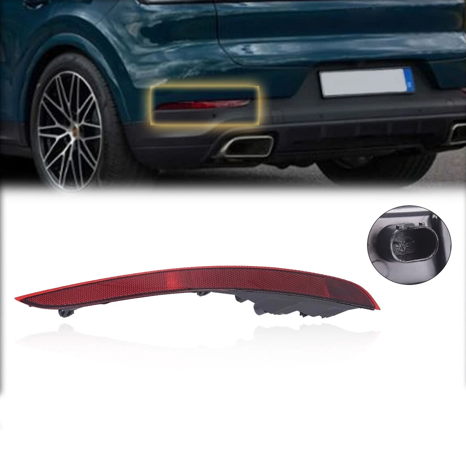 TOPAZ For Porsche Cayenne 2019 2020-2024 Right Rear Bumper Bar ...