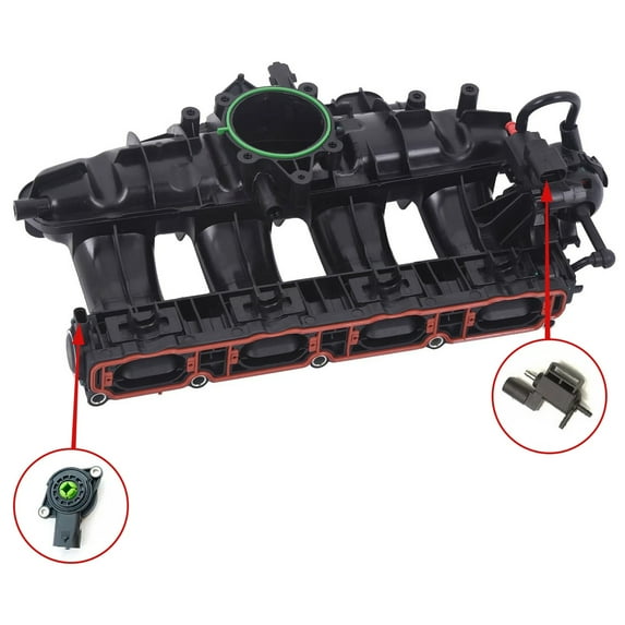 TOPAZ For VW CC Tiguan 2009-2017 Intake Manifold w/ Sensor &Solenoid ...