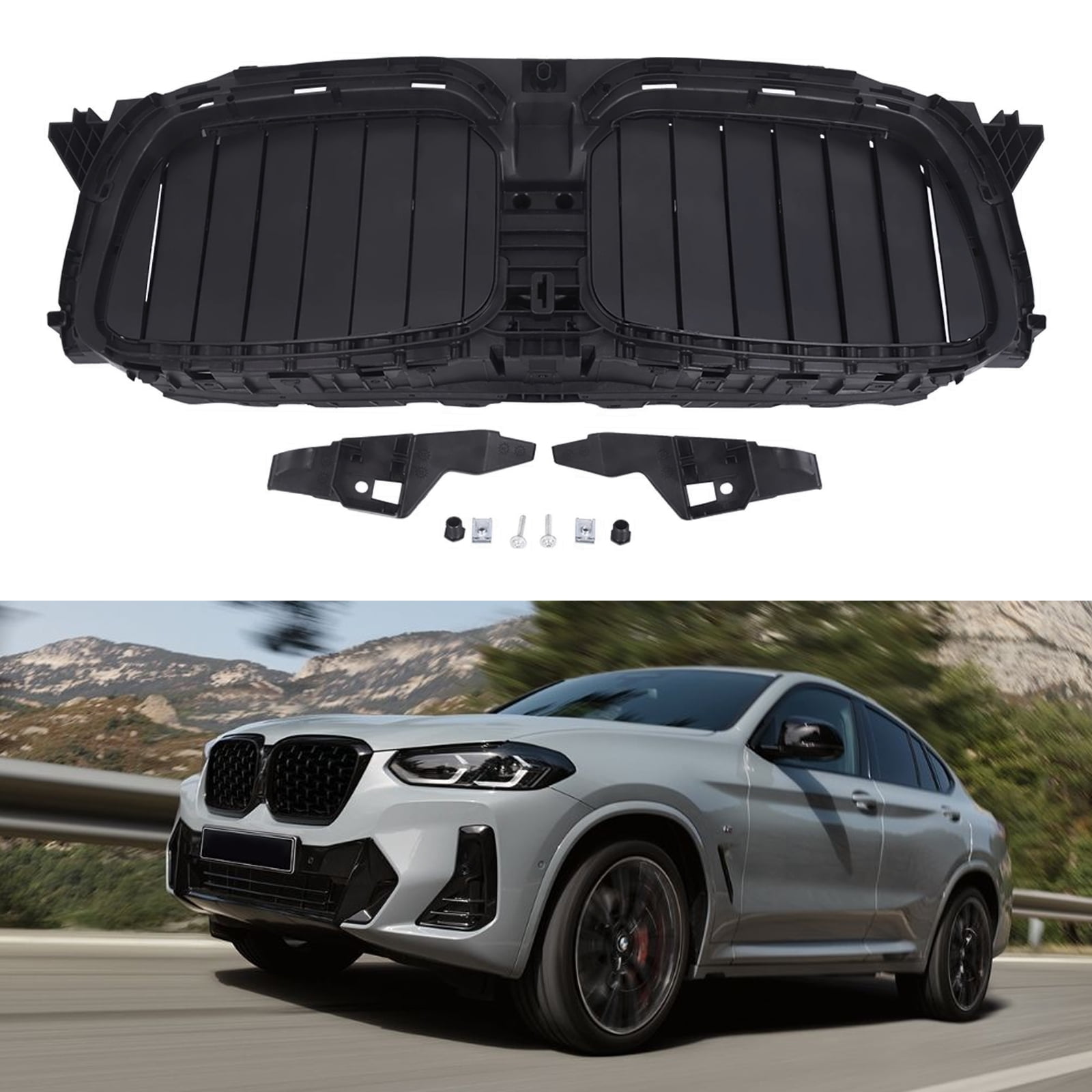 TOPAZ Front Radiator Active Grille Air Shutter Fits BMW X4 xDrive30i ...
