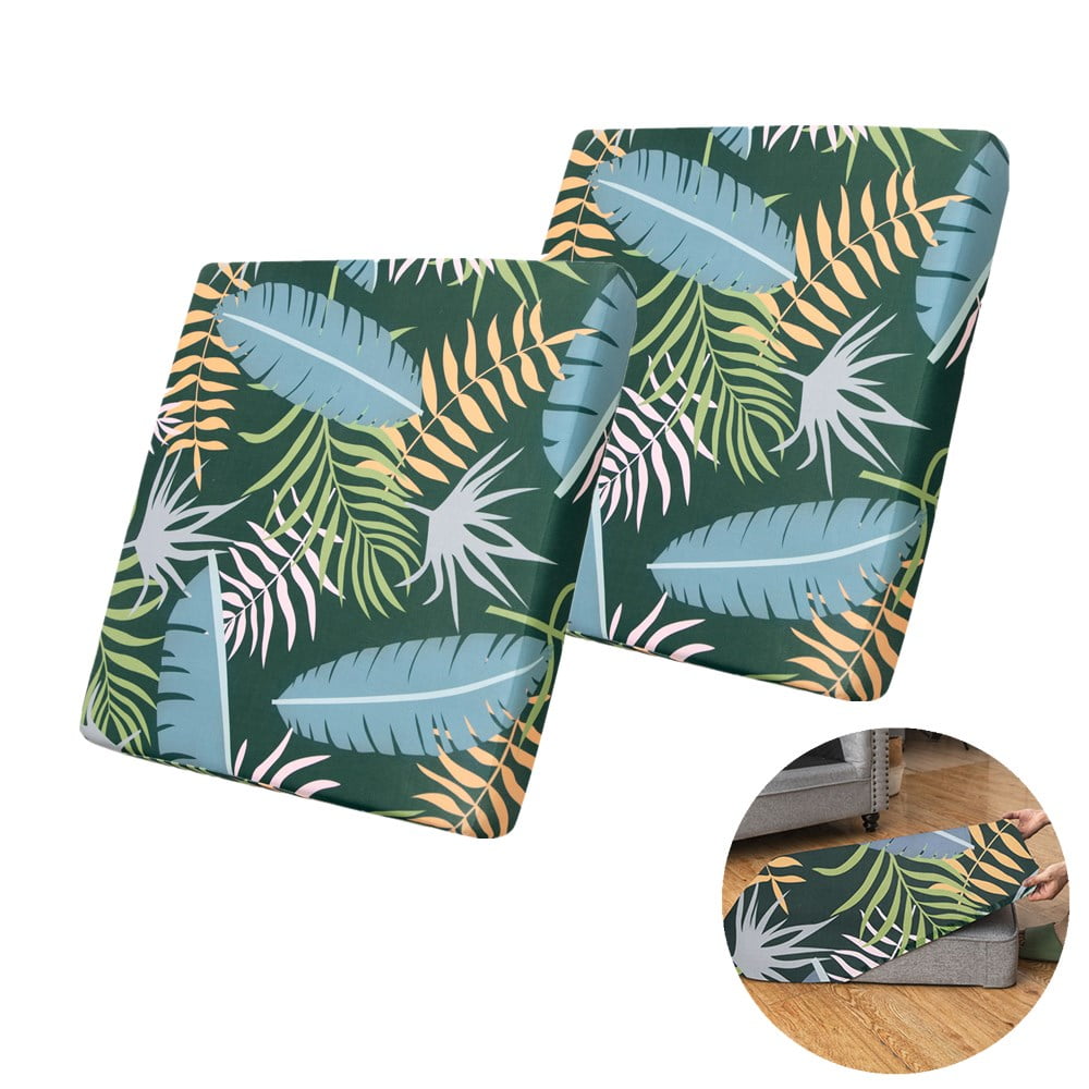 TOPCHANCES 2 Pcs Patio Stretch Sofa Cushion Covers Outdoor Cushion ...
