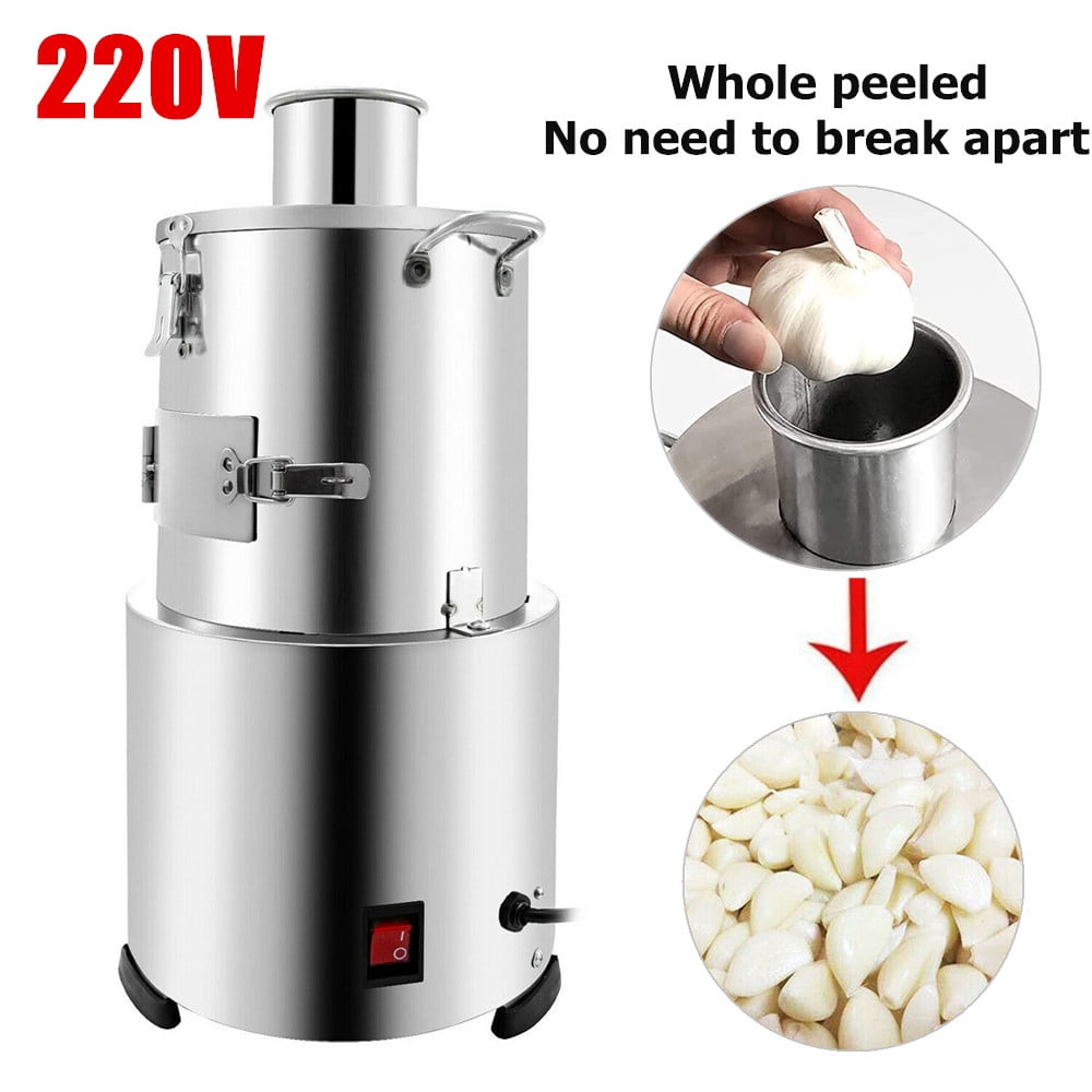 TOPCHANCES 220V Electric Automatic Whole Garlic Peeler Machine 25-30kg ...
