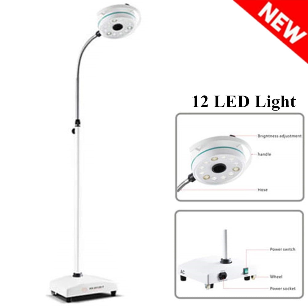TOPCHANCES 36W LED Stand Mobile Surgical Medical Examination Light Lamp ...