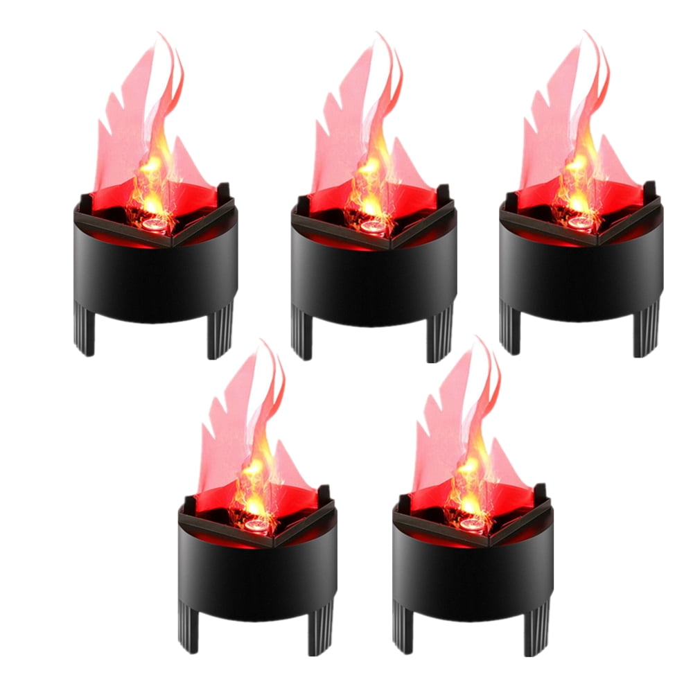 TOPCHANCES 3D Fake Flame Light Prop 110V Electric Campfire Artificial ...