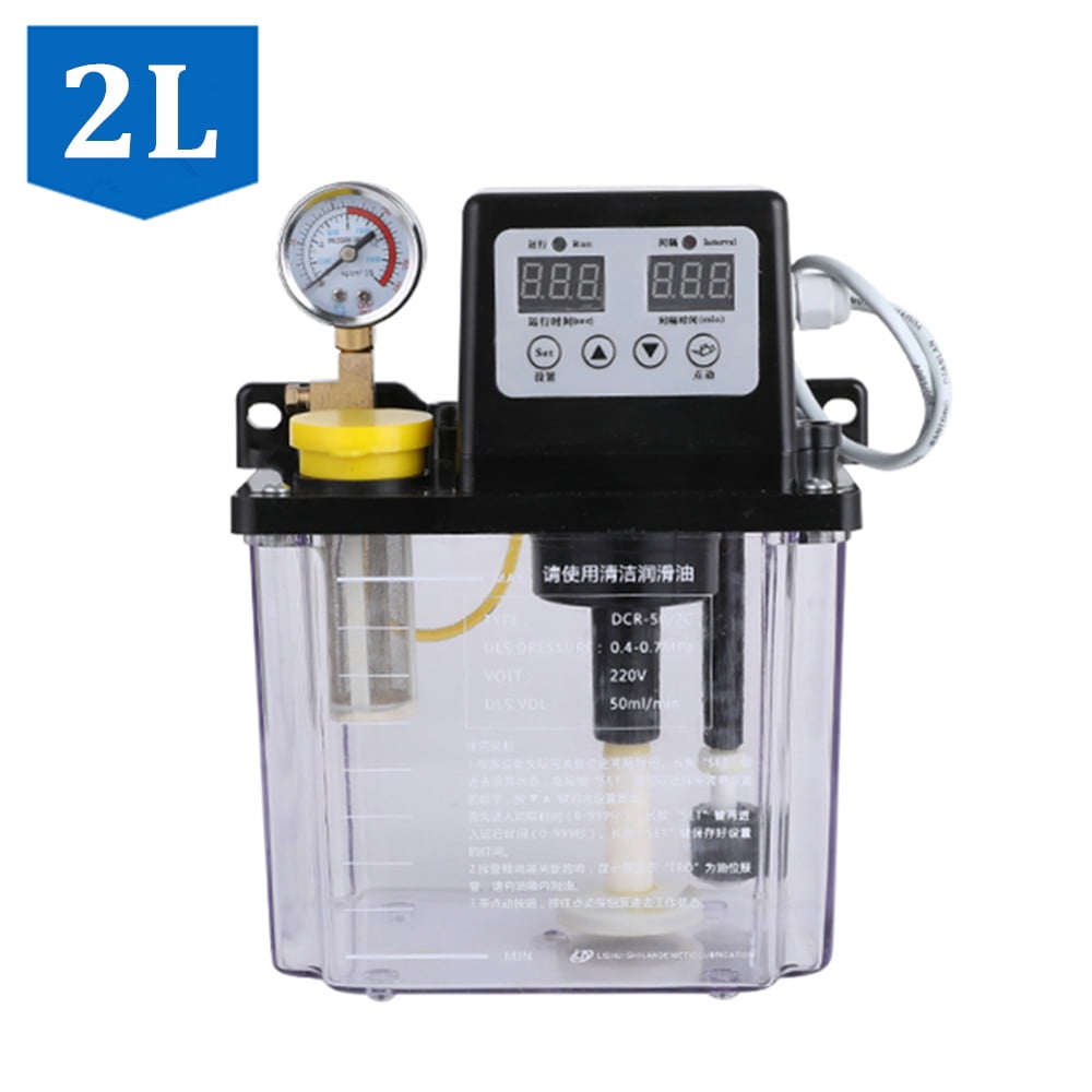 TOPCHANCES Automatic Lubricating Oil Pump, 2L Digital Numerical Control ...
