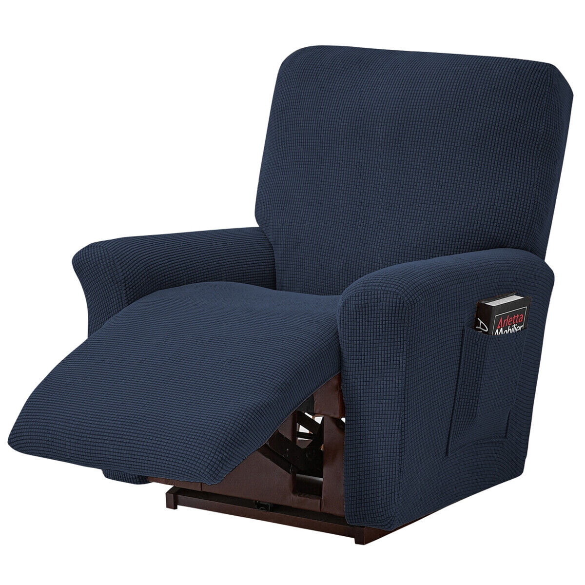 TOPCHANCES Chic Recliner Chair Slipcover, Comfort Plush Velvet, Full ...