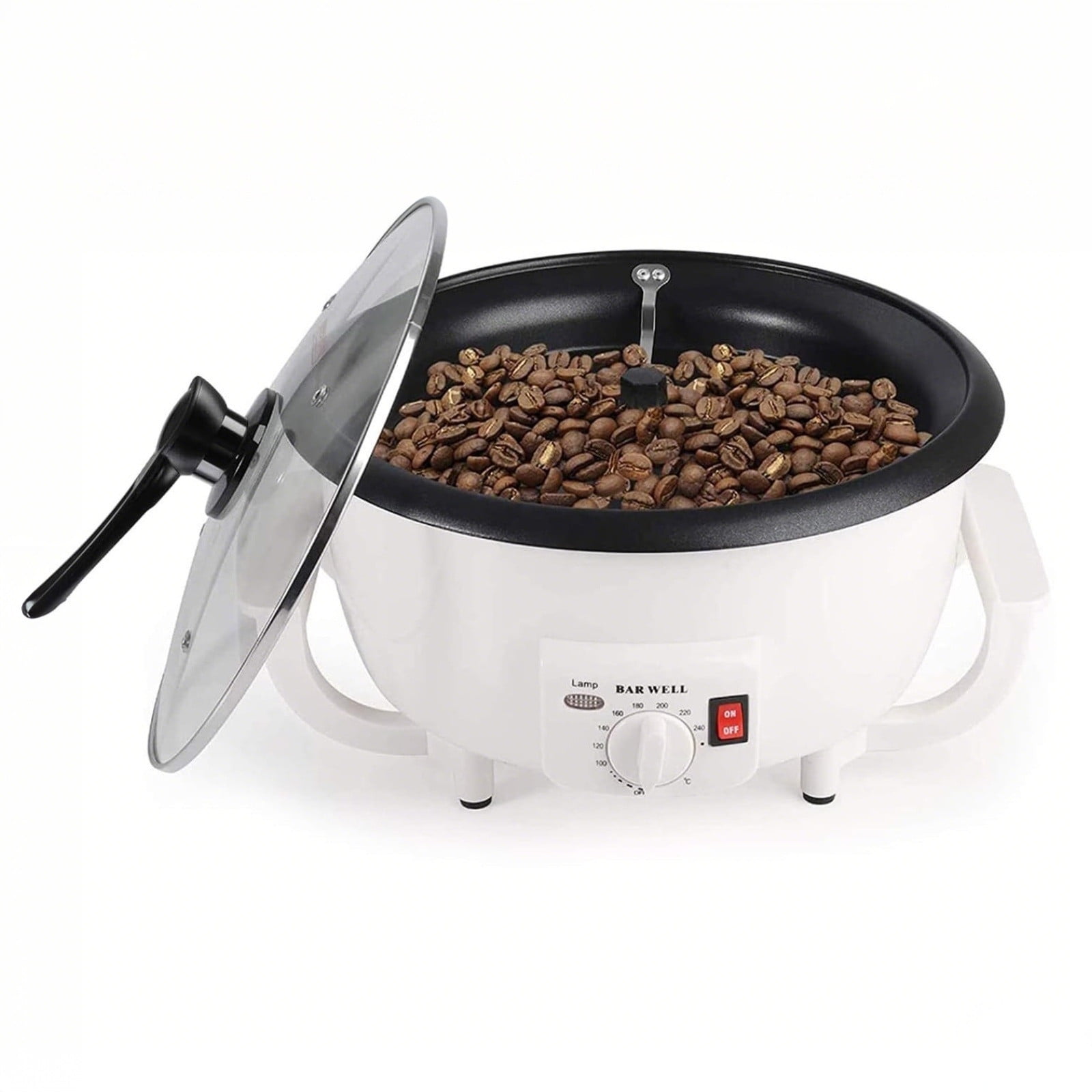 TOPCHANCES Coffee Bean Roaster 750g Capacity Household Electric Nut ...