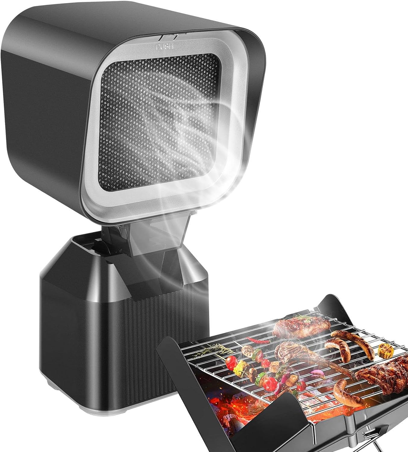 TOPCHANCES Desktop Range Hood, Mini Portable Range Hood with Oil ...