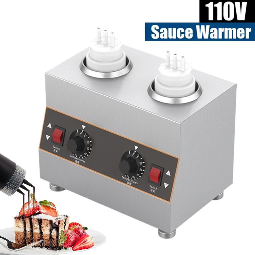 TOPCHANCES Electric Cheese Sauce Warmer Hot Fudge Warmer Dispenser ...