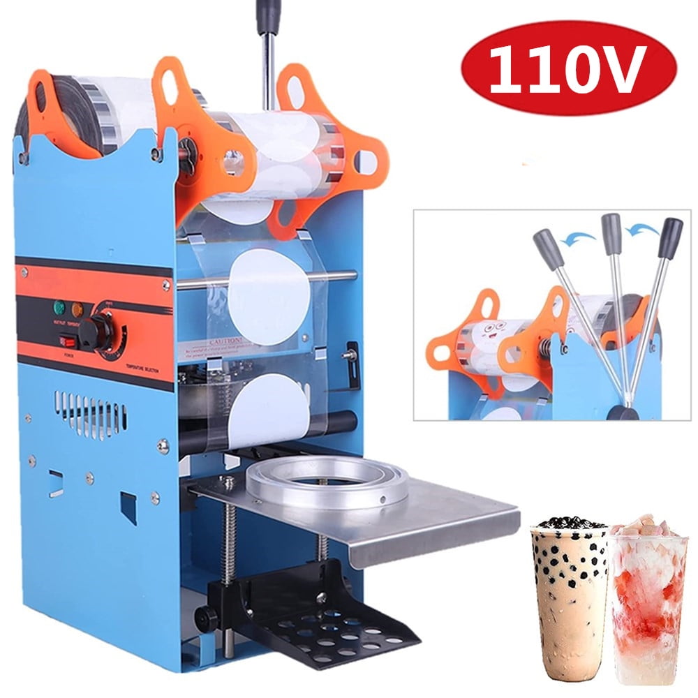 TOPCHANCES Electric Semi-automatic Cup Sealing Machine Plastic/Paper ...