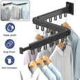 TOPCHANCES Folded Clothes Drying Rack, Tri-Fold Collapsible Wall ...