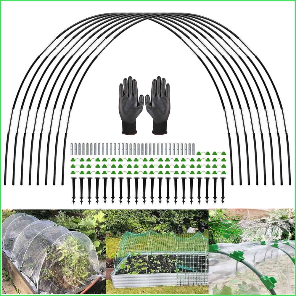 TOPCHANCES Greenhouse Hoops Grow Tunnel, 40PCS Garden Hoops for DIY ...