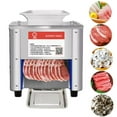 TOPCHANCES Meat Cutting Machine 3.5mm Blade Commercial Electric Meat ...