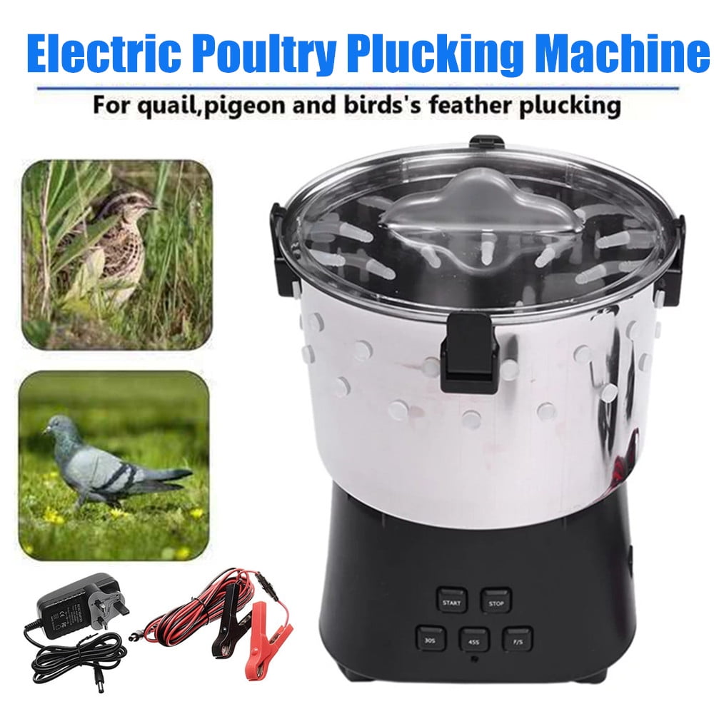 TOPCHANCES Mini Plucker Machine Labor Saving Quail Bird Hair Removal ...