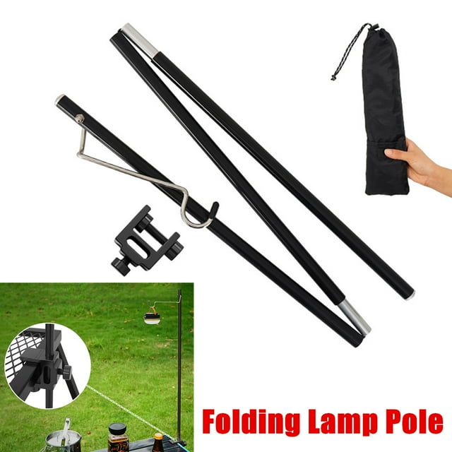 TOPCHANCES Outdoor Folding Desktop Light Pole Portable Camping Light ...