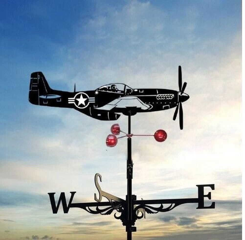 TOPCHANCES Outdoor Wind Vane Weather Vane Retro Wind Direction ...