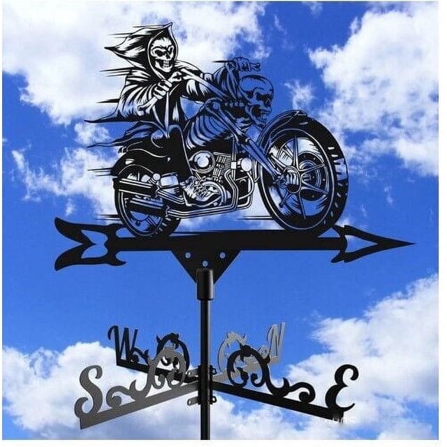 TOPCHANCES Outdoor Wind Vane Weather Vane Retro Wind Direction ...