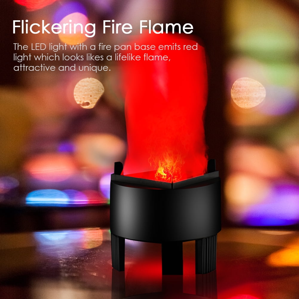 TOPCHANCES Portable Electronic LED Fire Flame Simulated Flame Effect ...
