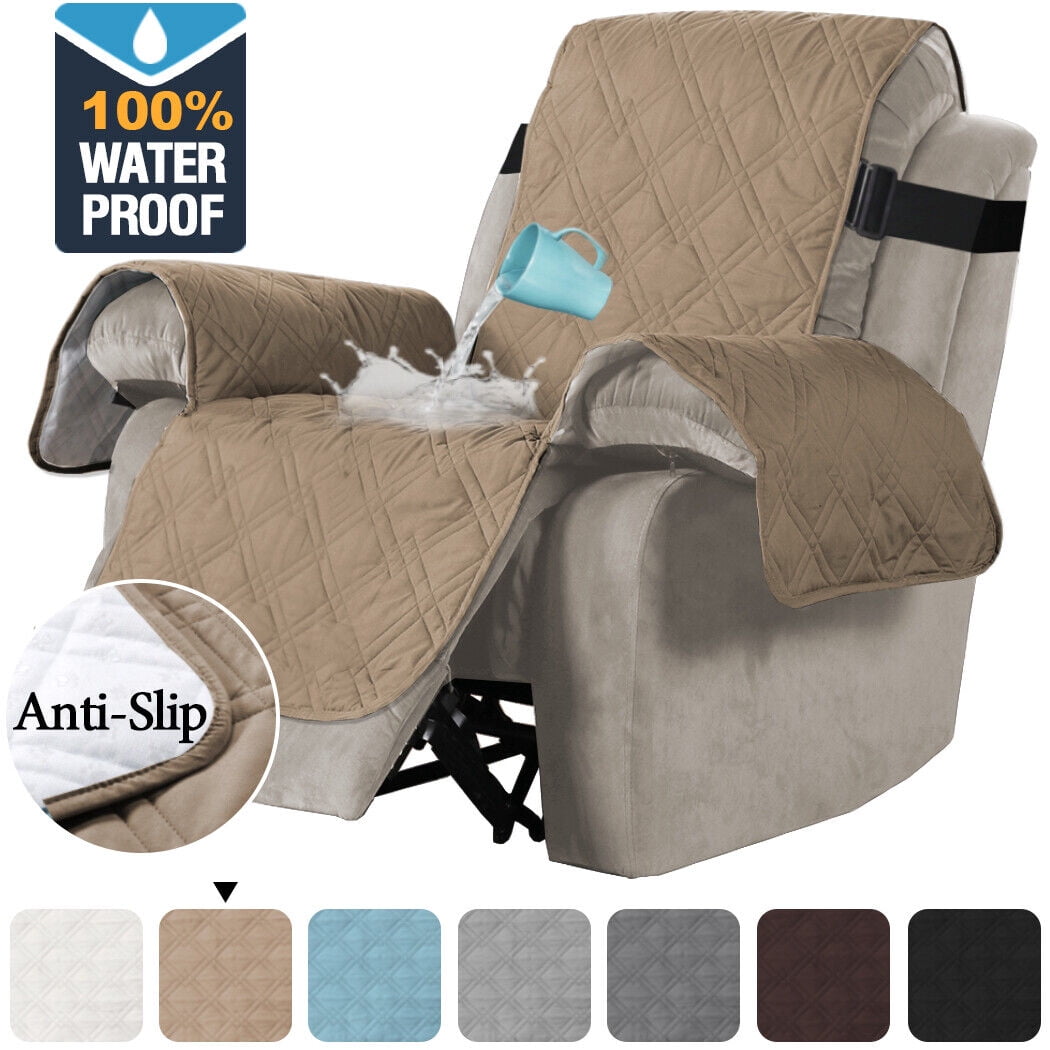 TOPCHANCES Recliner Chair Cover, Waterproof Quilted Recline Sofa ...