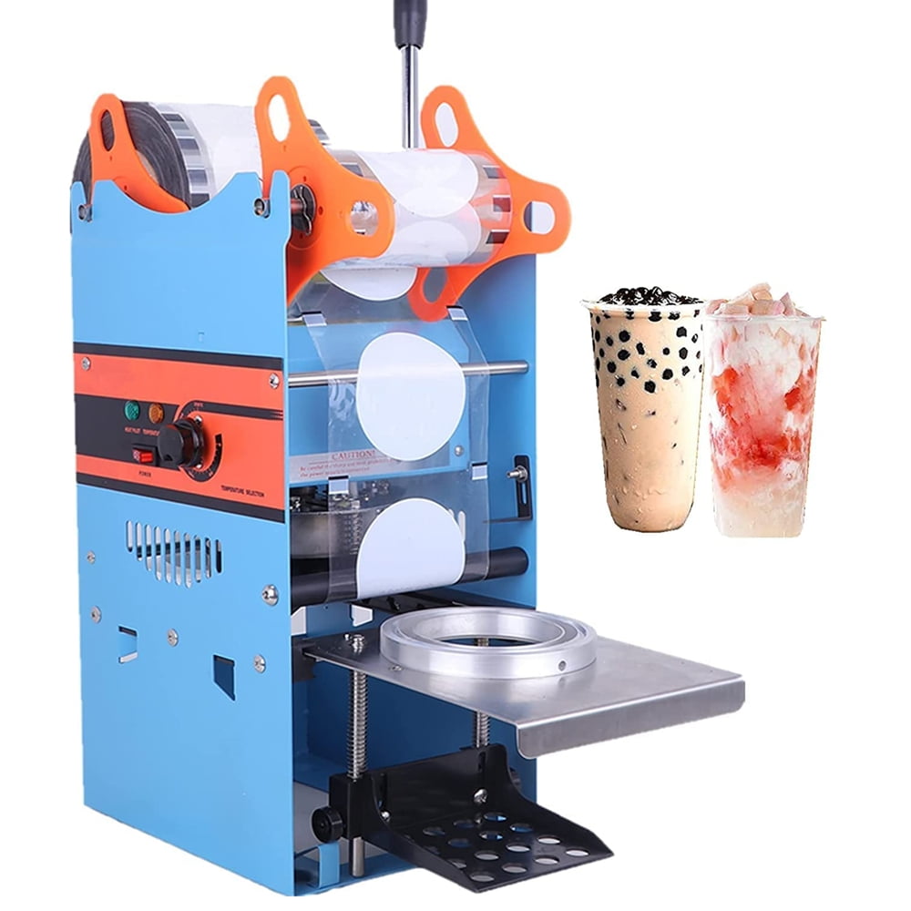 TOPCHANCES Semi-automatic Bubble Tea Cup Sealer Sealing Machine ...
