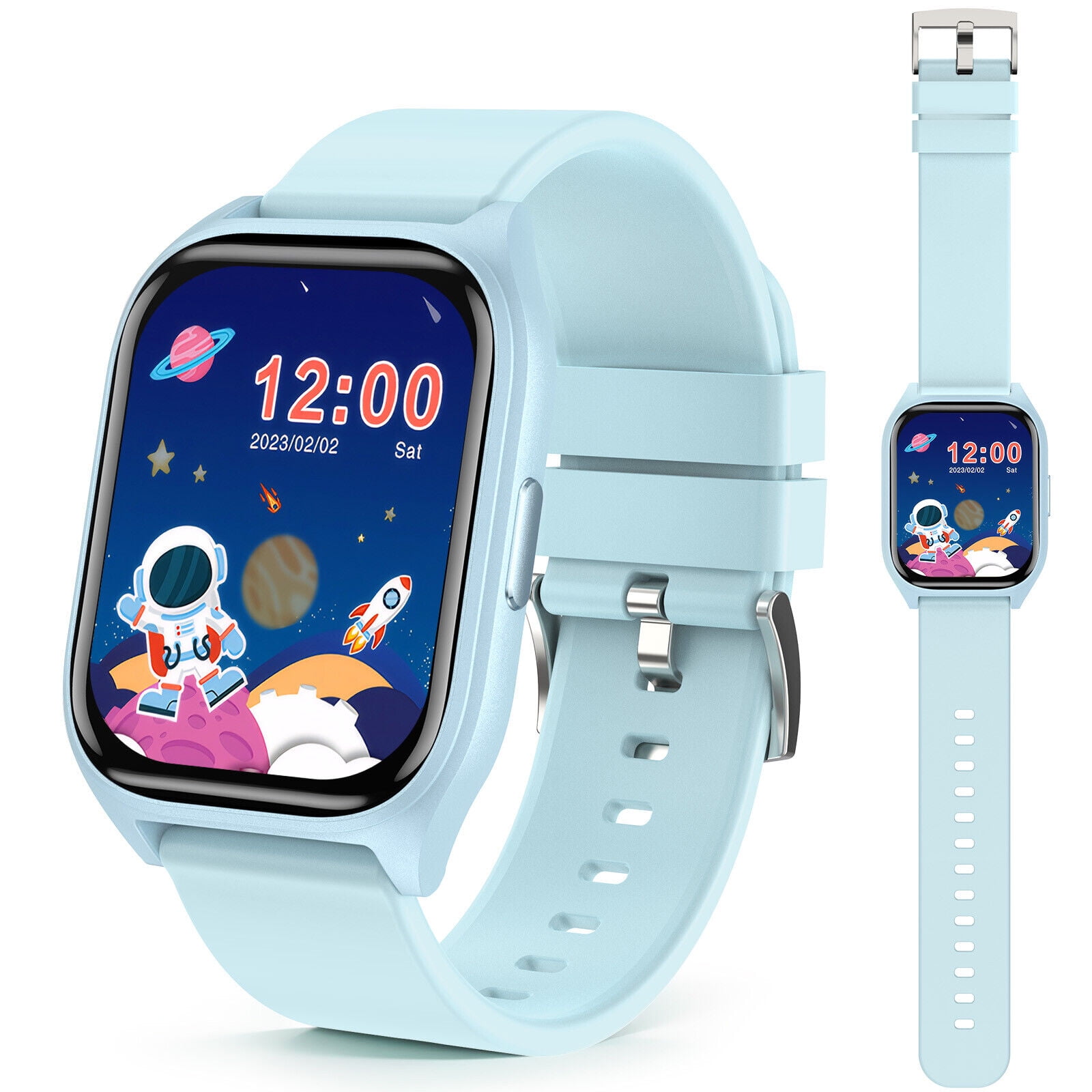 TOPCHANCES Smart Watch for Girls Boys, Kids Smartwatch with 14 Puzzle ...