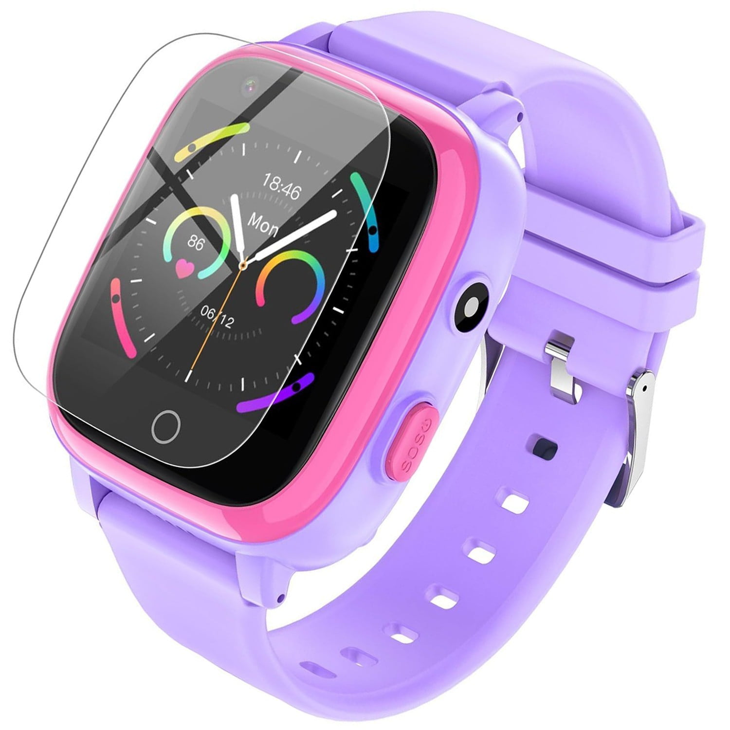 TOPCHANCES Smart Watch for Kids, 1.54" 4G Smartwatch with LBS GPS ...