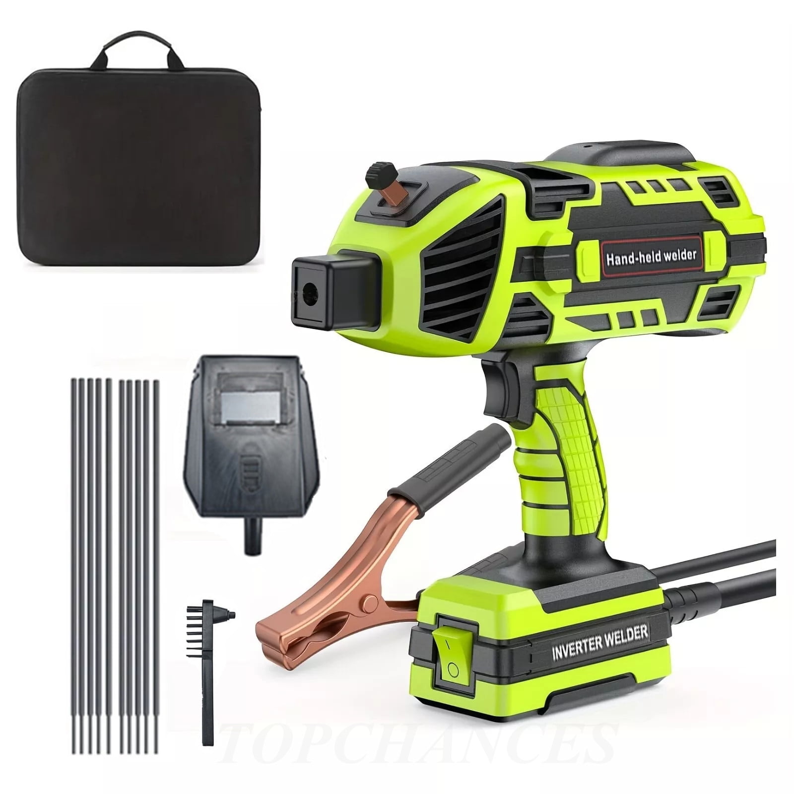TOPCHANCES Welding Machine, 4600W Handheld Arc Welder Machine Gun ...