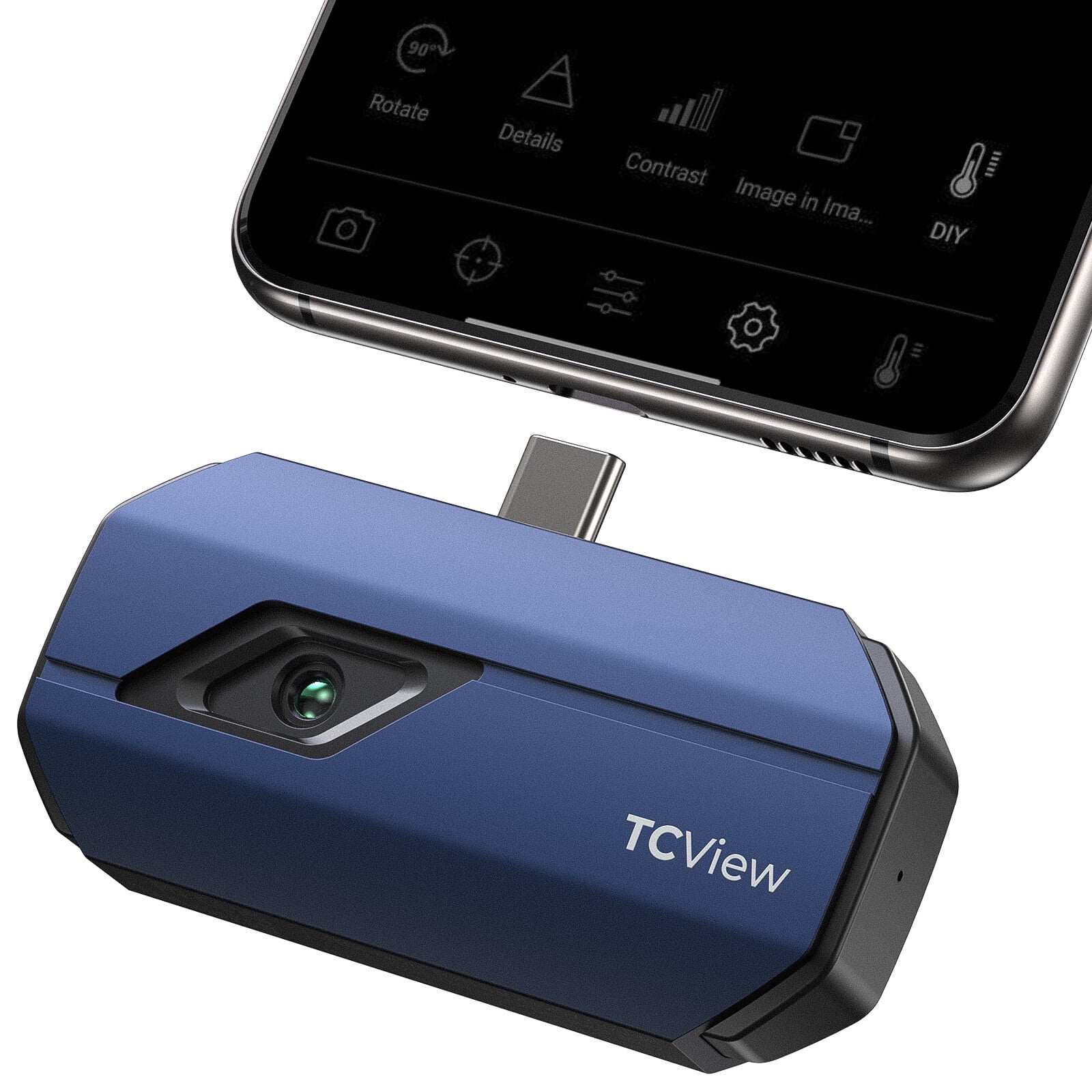 TOPDON TC001 IR Thermal Imaging Camera 256X192 for Android USB Type-C ...