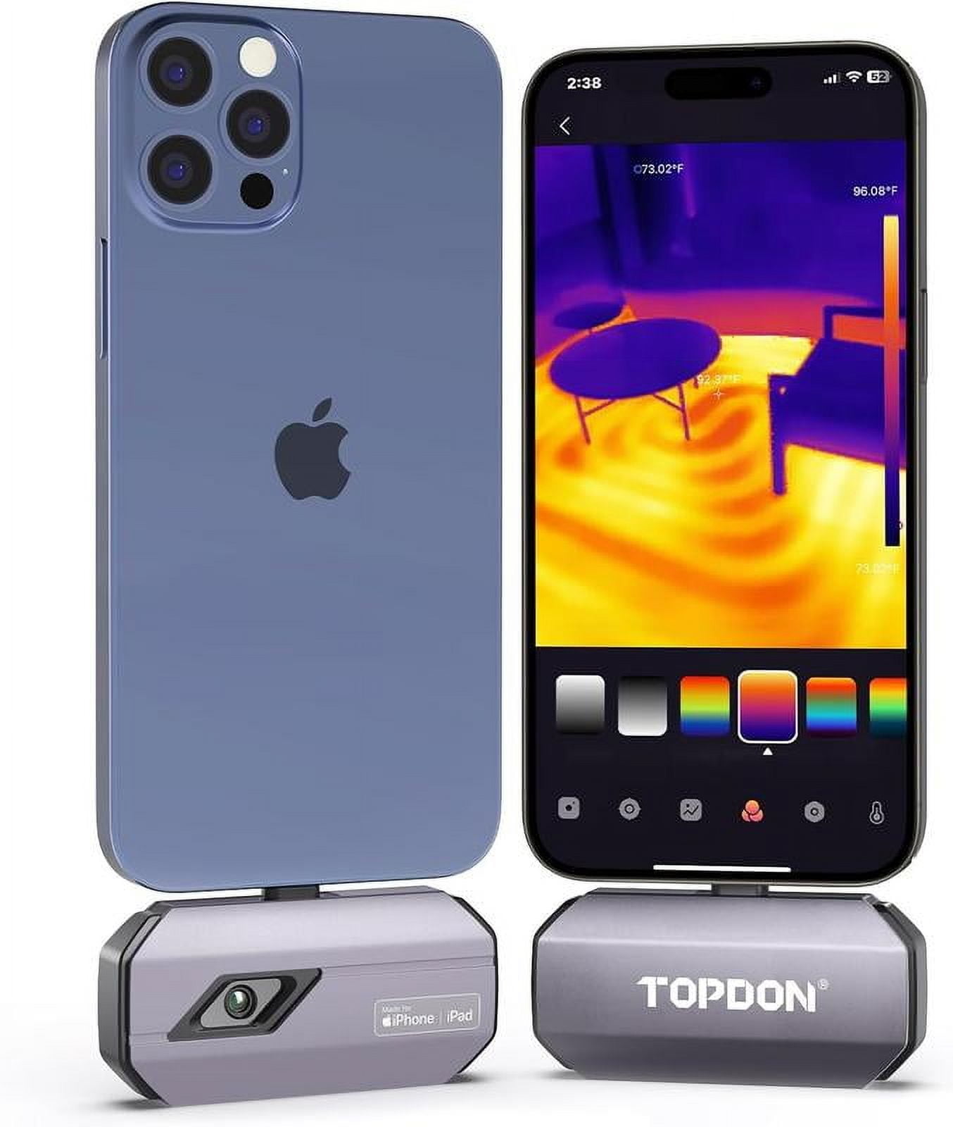TOPDON TC002C Thermal Camera for iPhone 15 Series and iPads with Type-C ...