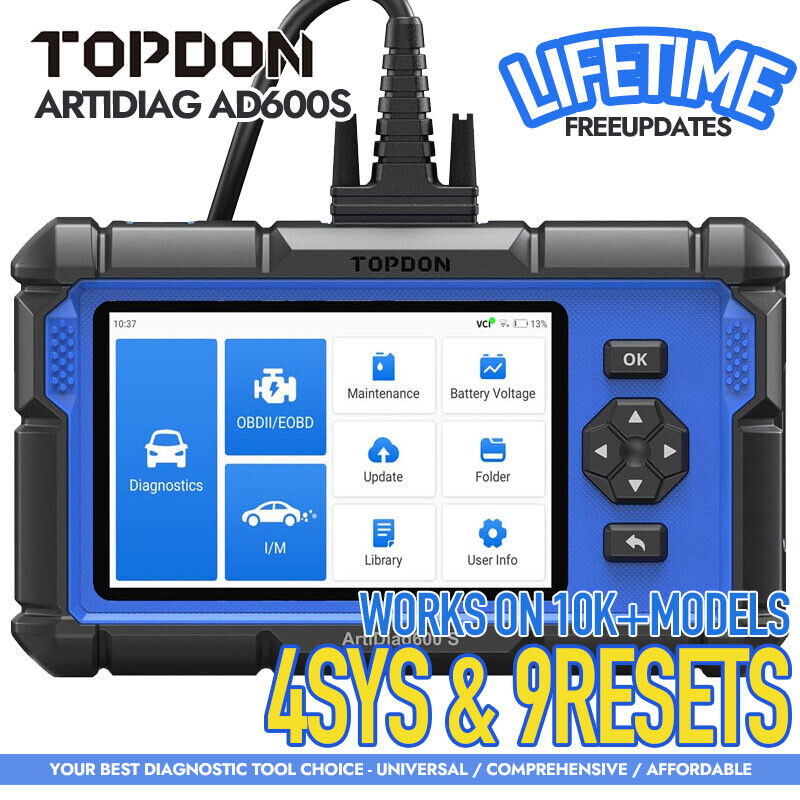 TOPDON Vehicle OBD2 Scanner Code Reader Car Check Engine Fault ...