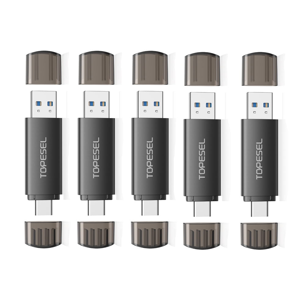 TOPESEL 128GB USB 3.0 Type C OTG Flash Drive for Android Phones, Thumb ...