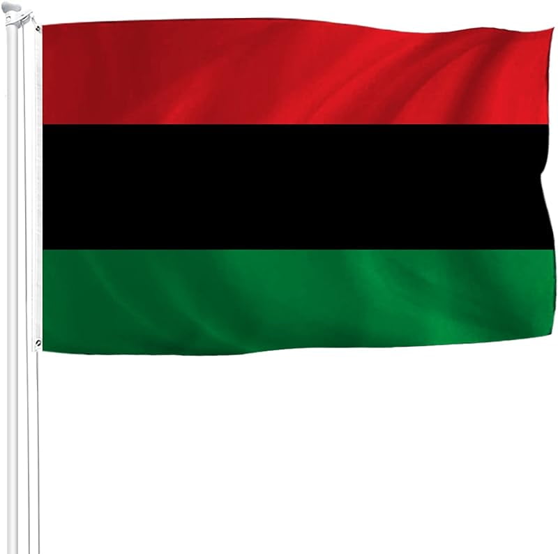 TOPFLAGS Afro Flag Pan African Map Flags Outdoor 3 X 5 FT Brass ...