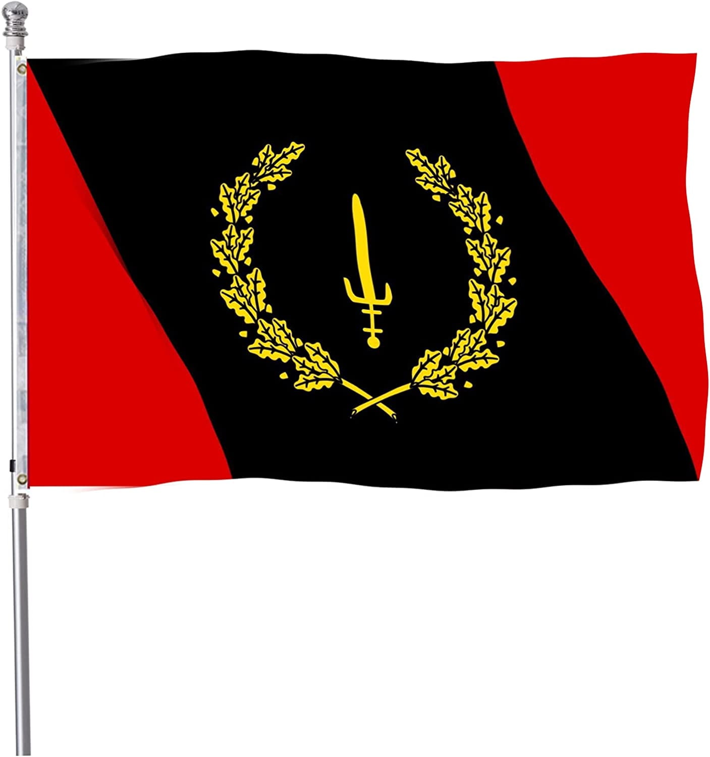 TOPFLAGS USA Made Black American Heritage Flag, Outdoor Indoor Banner ...