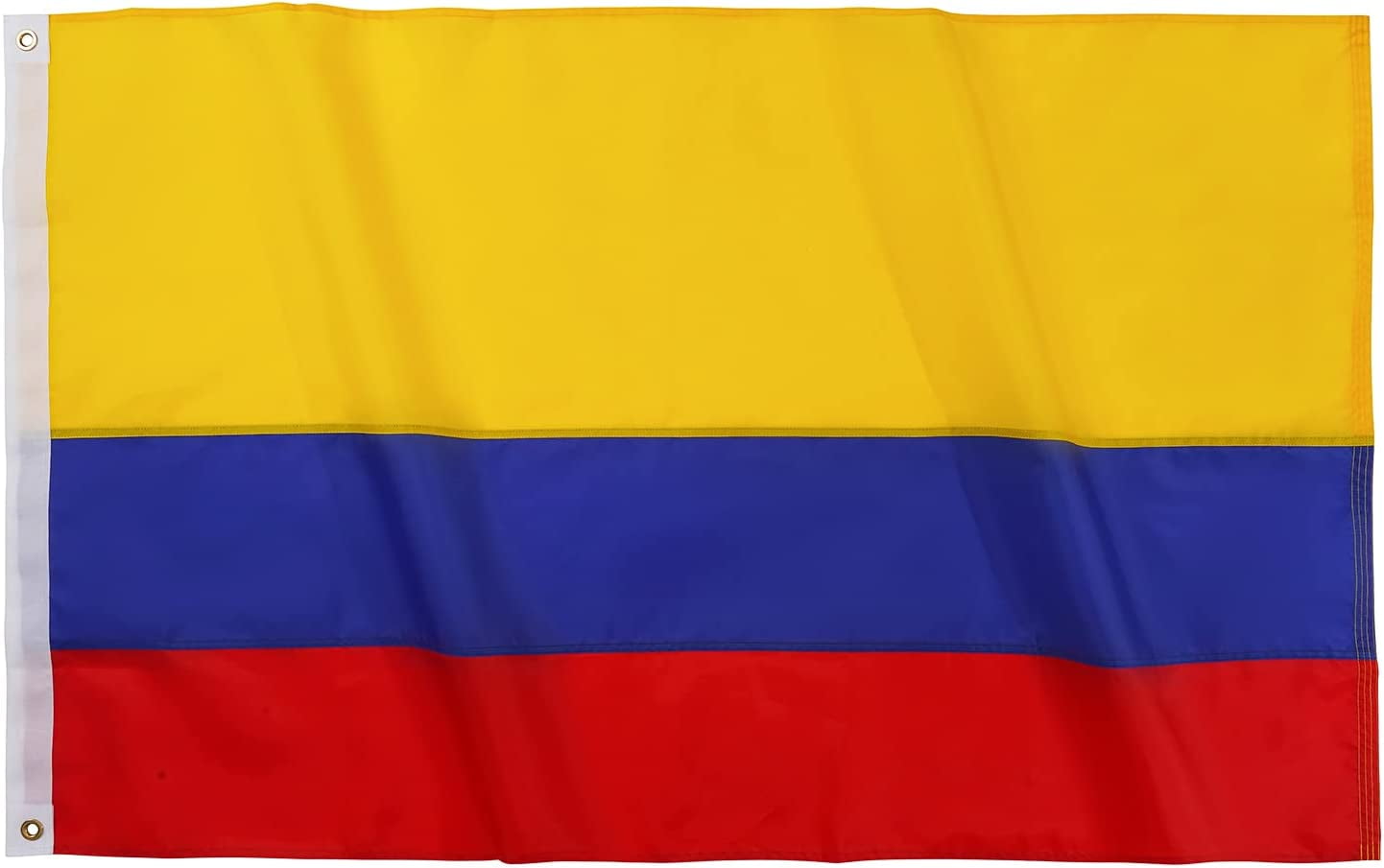 TOPFLAGS Colombian Flag 3x5 Sewn Stripes Colombia National Flags ...