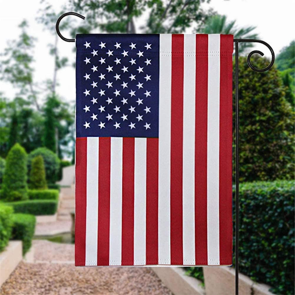 TOPFLAGS Double Sided 18x12.5 Inch US Garden Flag - 4th of July ...