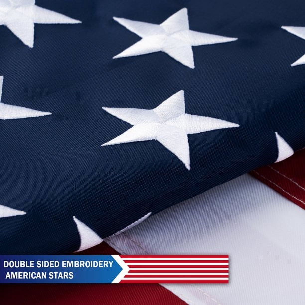 USA TOP Flags Premium 2x3 Outdoor Nylon Flag with Embroidered Stars ...