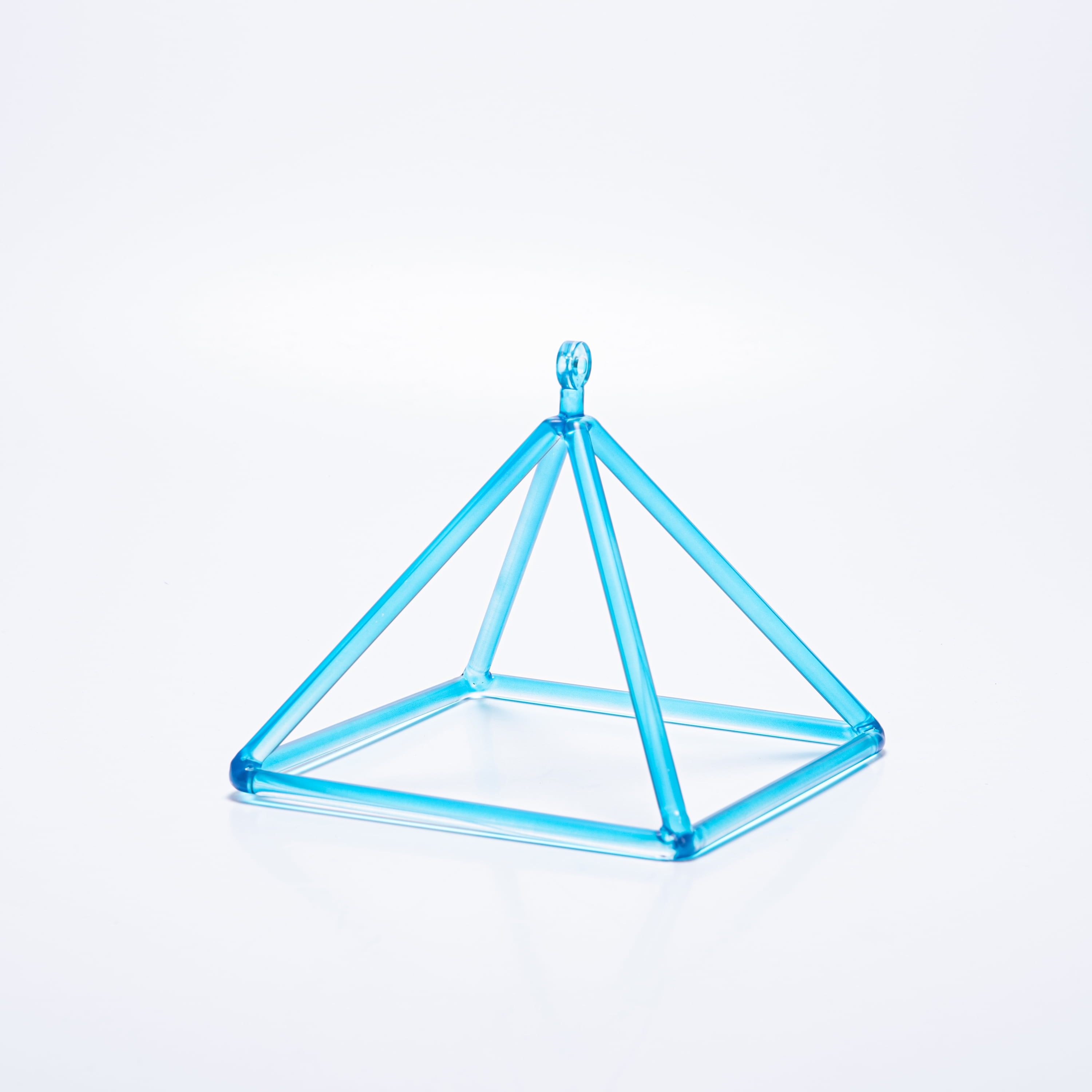TOPFUND 10 inch Bule Crystal Singing Pyramid Percussion Instruments ...